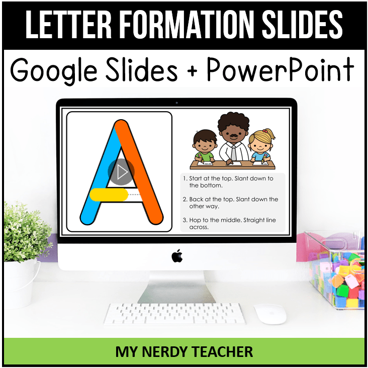 Letter Formation Slides with GIFs - PowerPoint and Google Slides – My ...