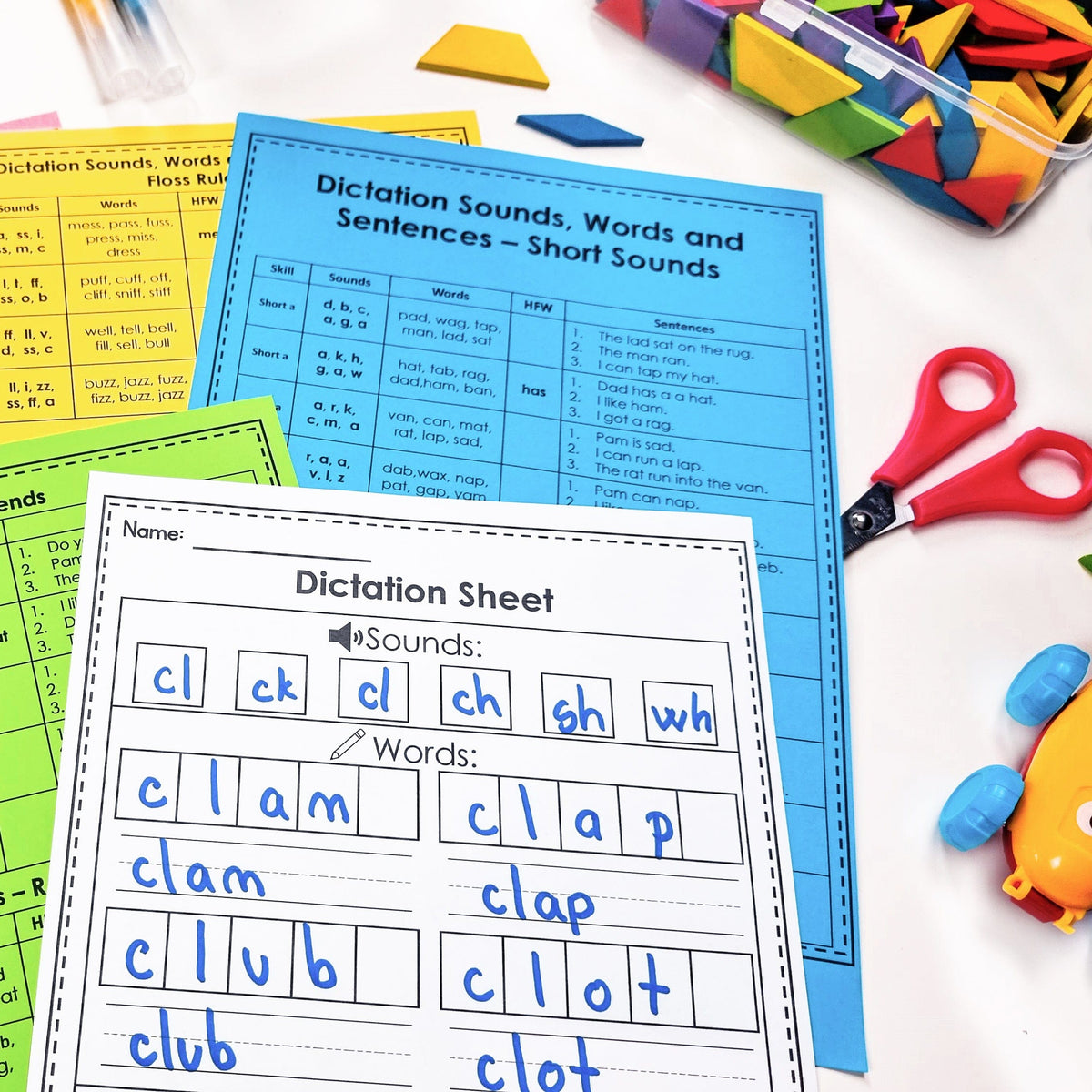 Buy3Get1 FREE B3 - Dictation Practice, Decodable Passages + Word Work ...