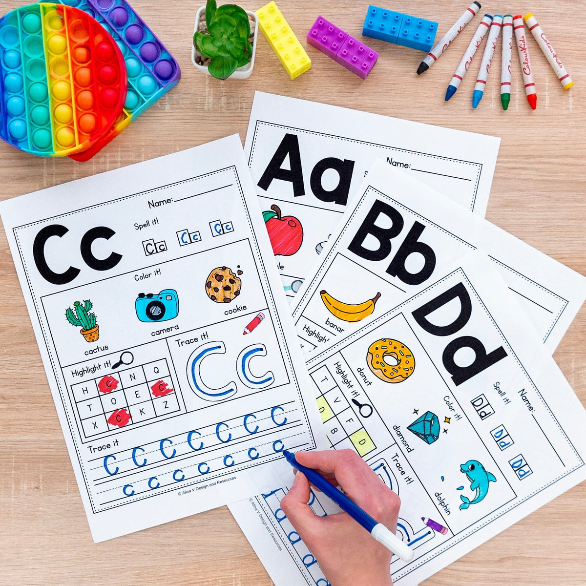 Buy3Get1 FREE B4 - Alphabet, Math and Literacy, Sight Words, Numbers 0 ...