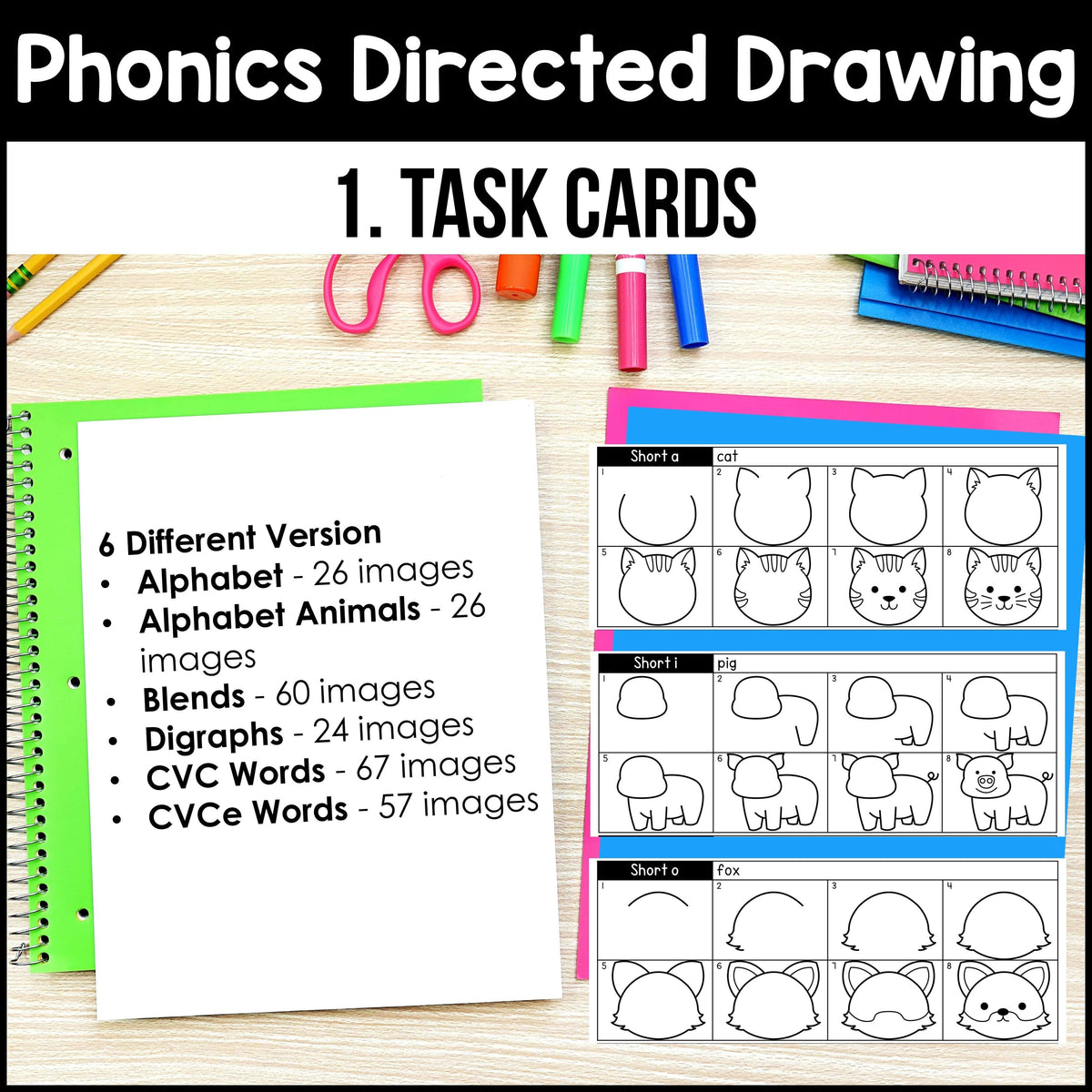 Phonics Directed Drawing and Writing - Kindergarten and 1st Grade – My ...