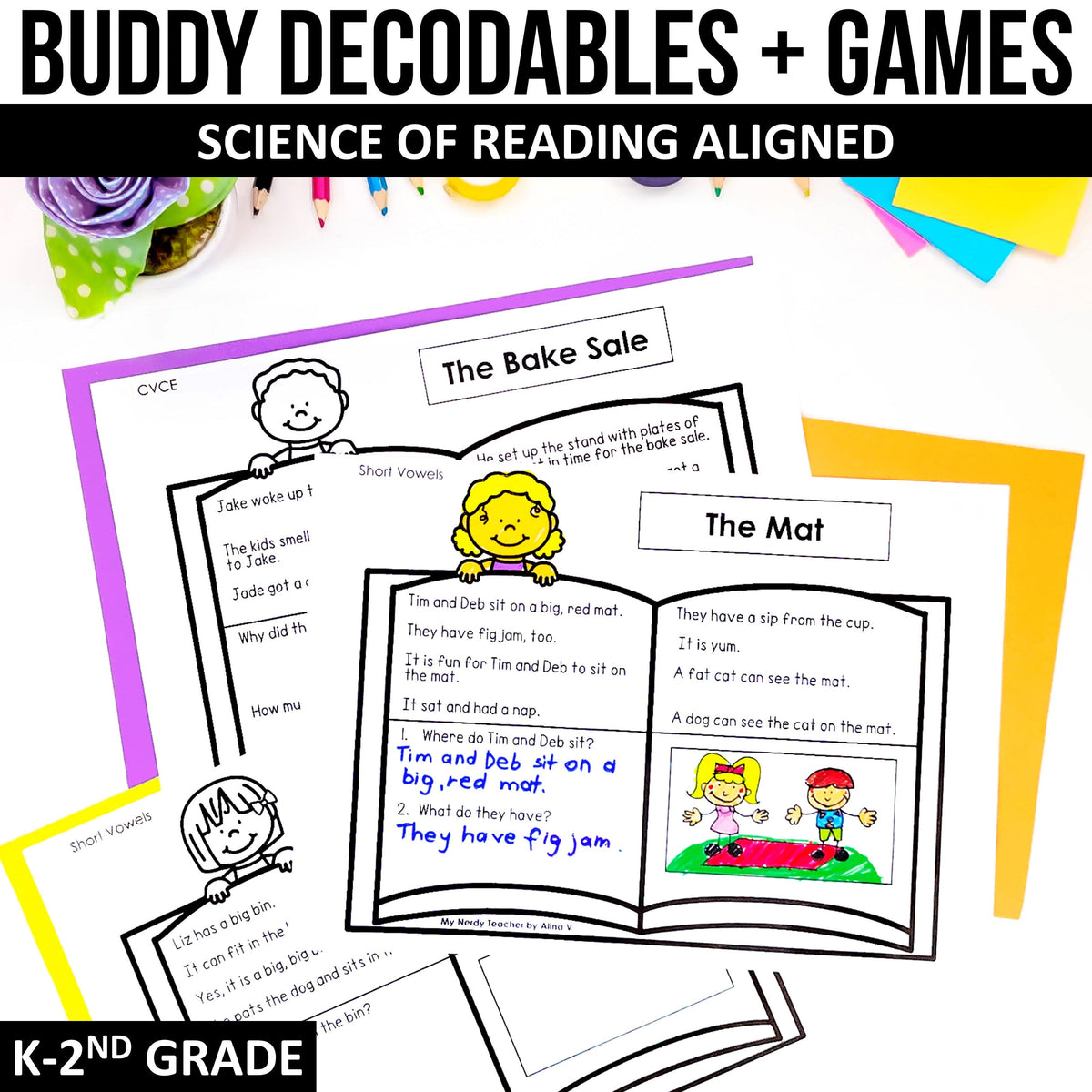 Buddy Decodables + Games MEGA BUNDLE - SOR Aligned - K-2nd Grade – My ...