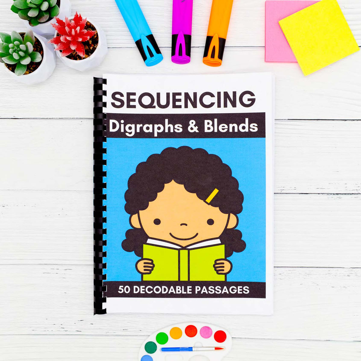 50 Blends & Digraphs Decodable Read & Sequence Phonics Passages – My ...