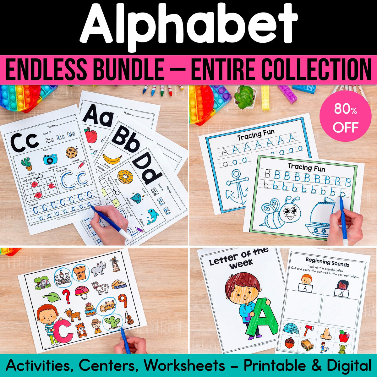 The Ultimate Alphabet ENDLESS BUNDLE – My Nerdy Teacher