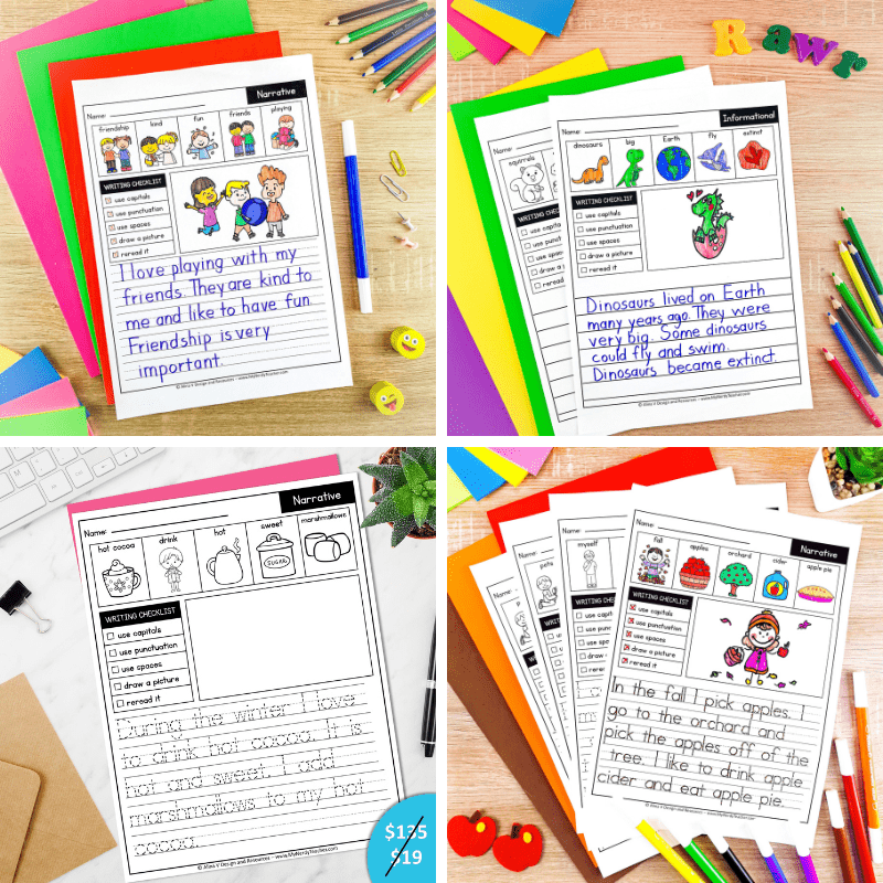 The Ultimate Writing ENDLESS BUNDLE - K to 3rd Grade – My Nerdy Teacher