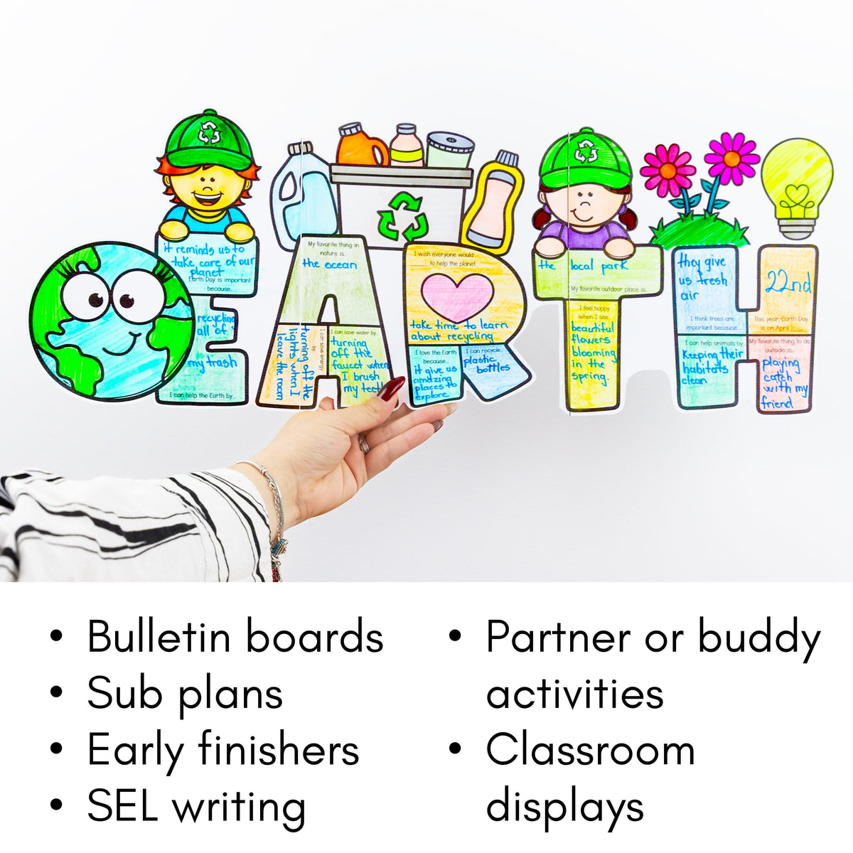Earth Day Writing Craft Writing Prompts and Bulletin Board – My Nerdy ...