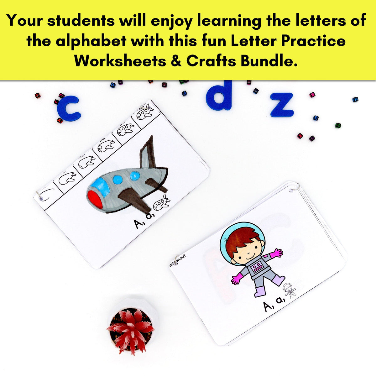 Alphabet Beginning Sounds Worksheets & Crafts MEGA BUNDLE – My Nerdy ...