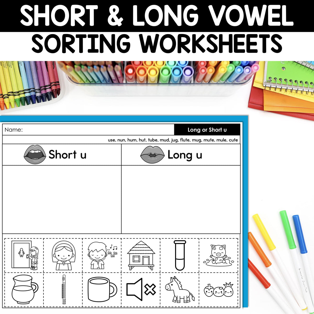 FREE Short vs Long Vowels Worksheets – My Nerdy Teacher