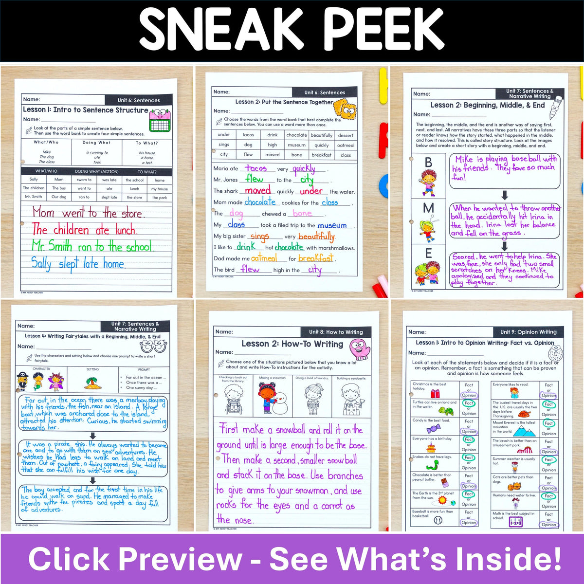 Kindergarten Writing Curriculum BUNDLE – My Nerdy Teacher