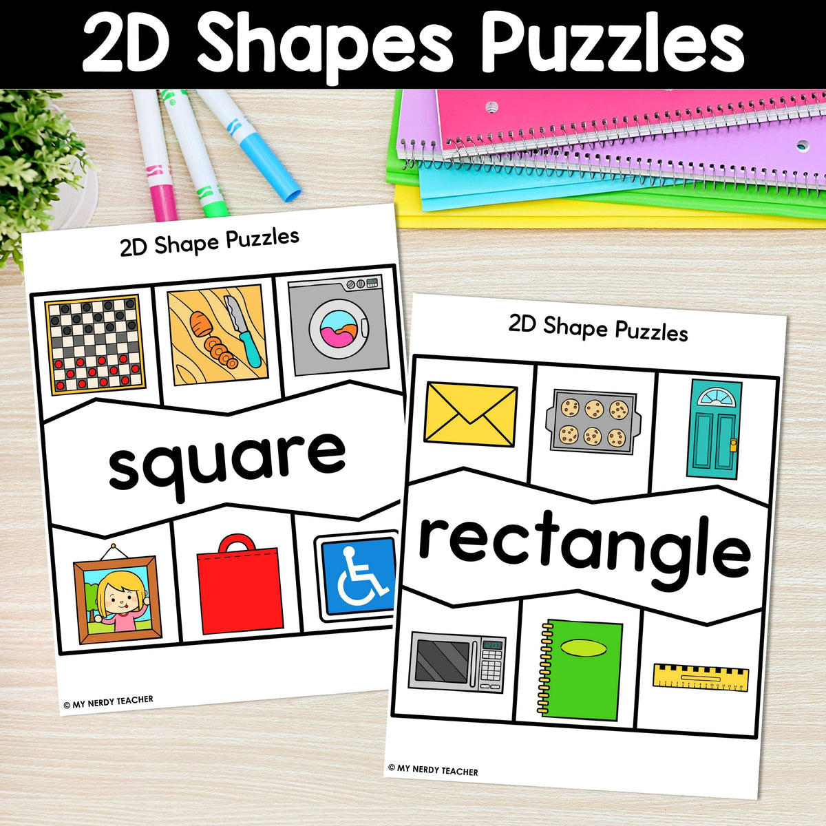 2D Shapes in Real Life Puzzles – My Nerdy Teacher