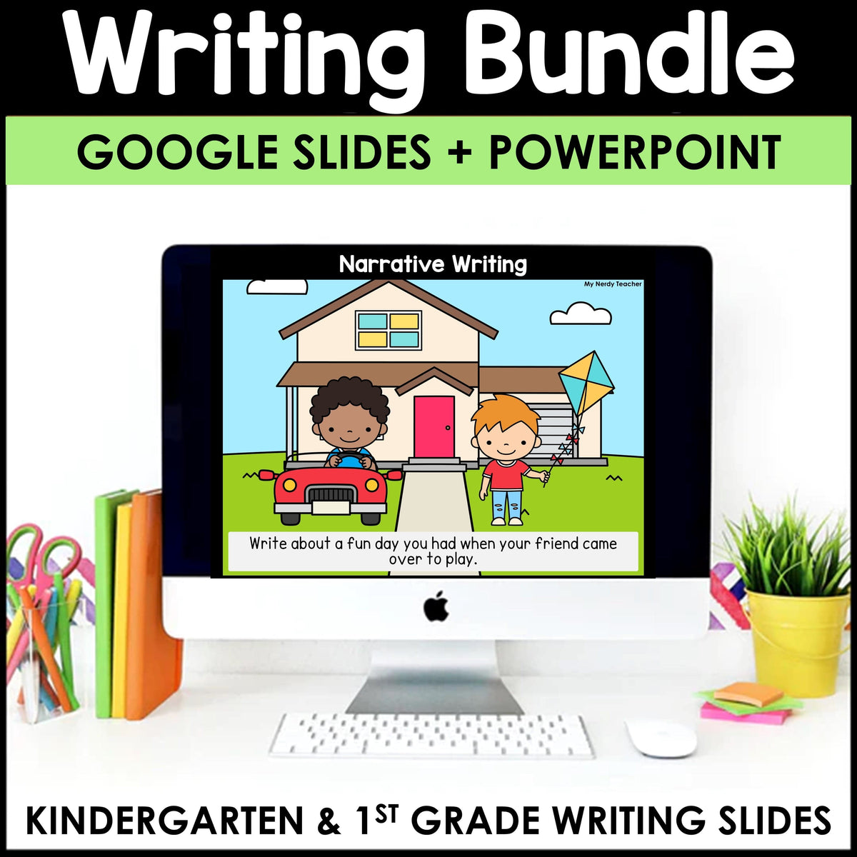 Kindergarten Writing BUNDLE - Google Slides & PowerPoint – My Nerdy Teacher