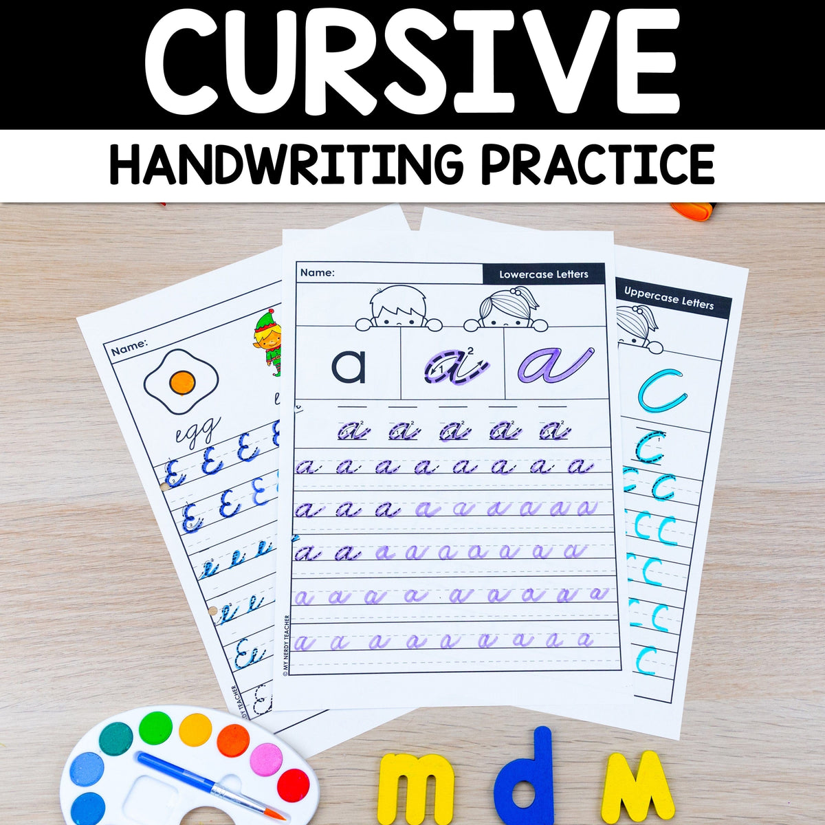Cursive Handwriting Practice MEGA BUNDLE – My Nerdy Teacher