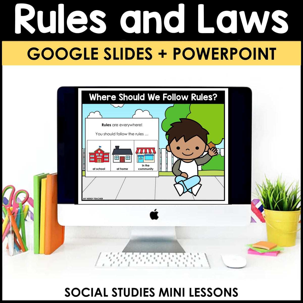 Social Studies Mini Lessons YEAR LONG BUNDLE - Google Slides & PowerPo ...
