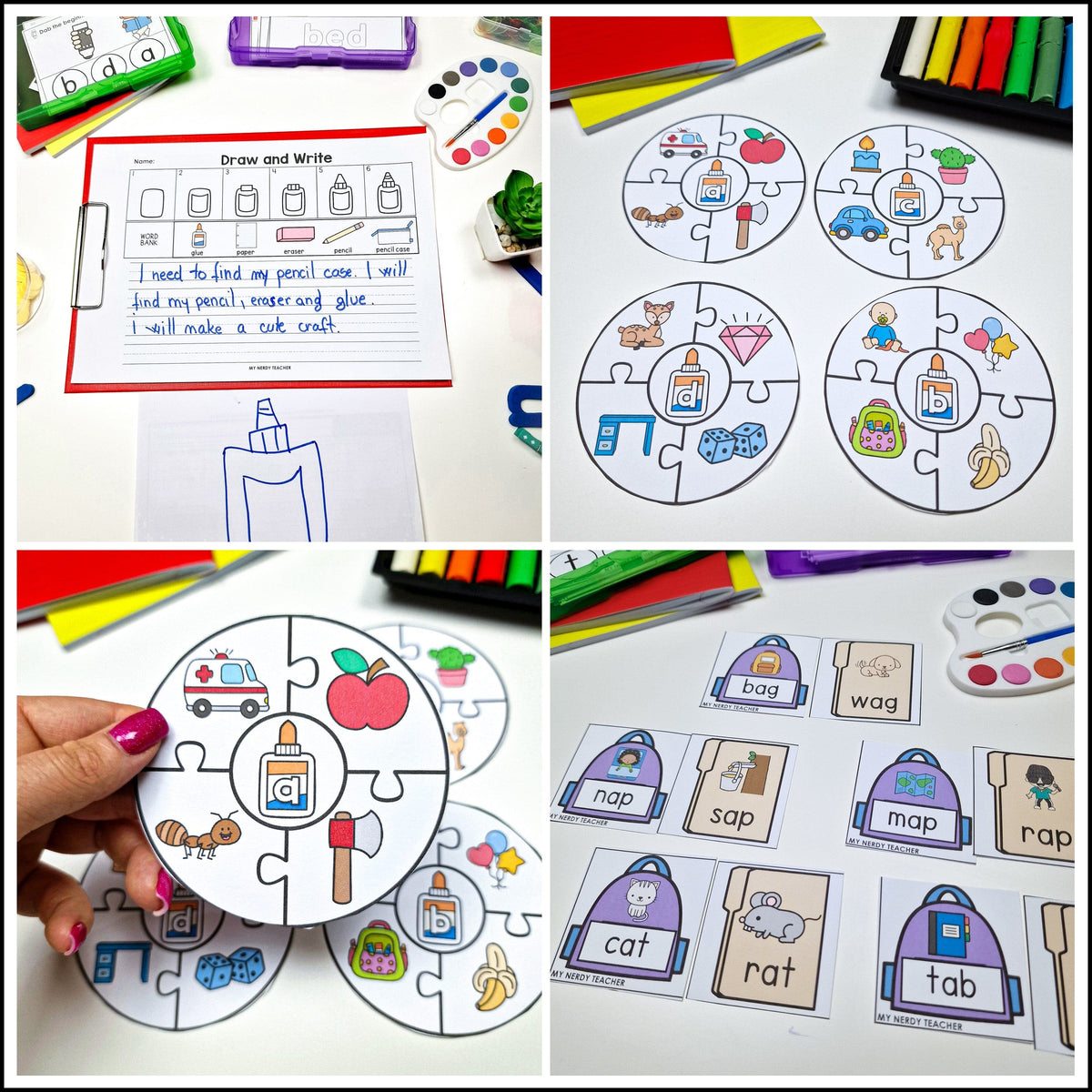 1st Grade Morning Bins – My Nerdy Teacher