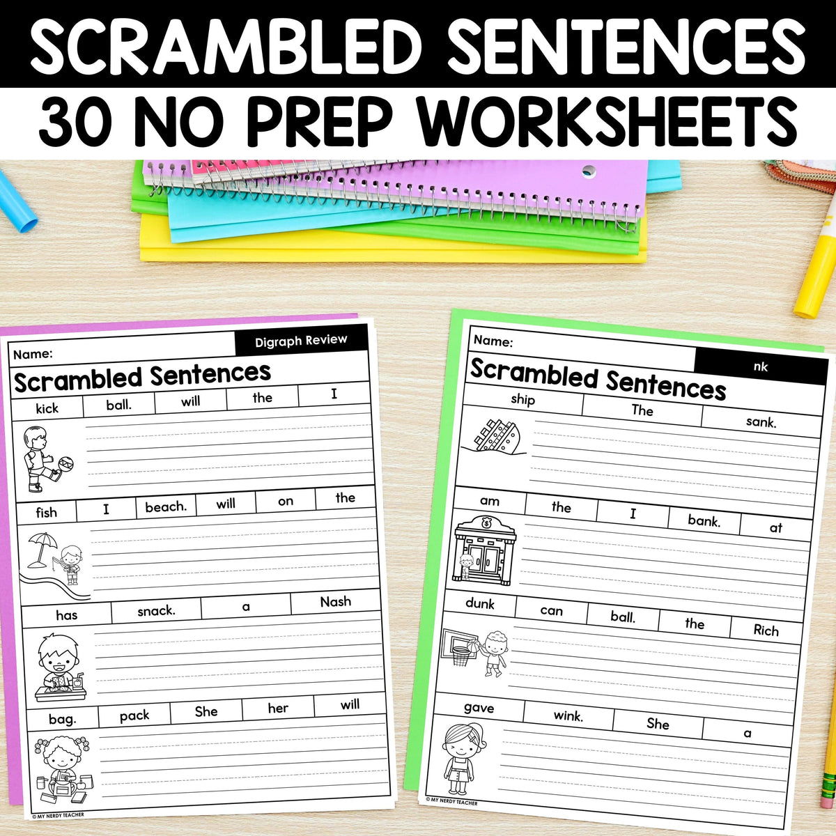 Scrambled Sentences – My Nerdy Teacher
