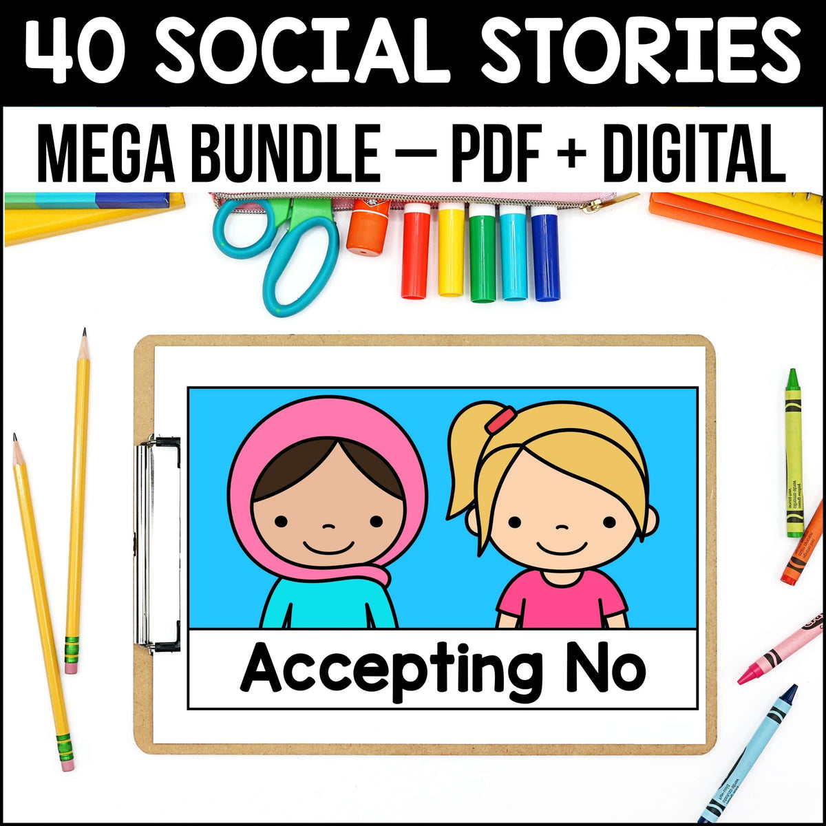 40 Social Stories MEGA BUNDLE – My Nerdy Teacher