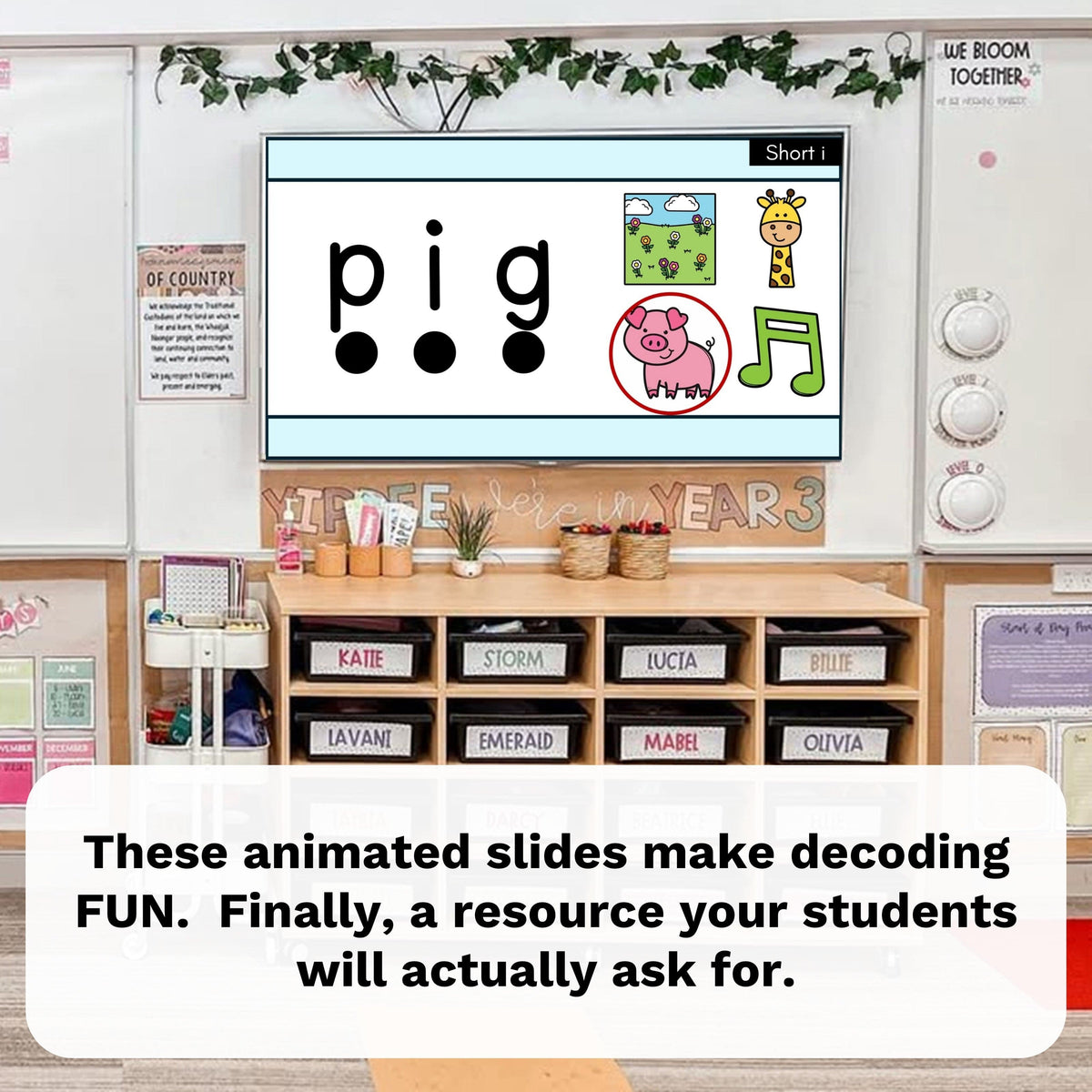Blending Slides: Decodable Words and Sentences – My Nerdy Teacher