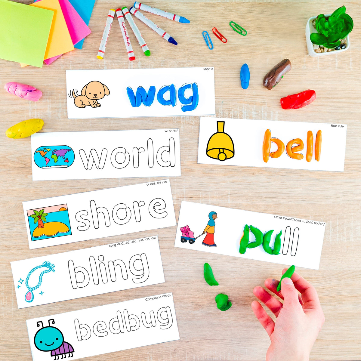 1050+ Dough Word Mats – My Nerdy Teacher