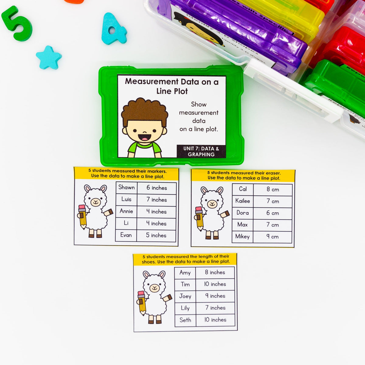 Data & Graphing - 2nd Grade Math Task Cards - CCSS Aligned – My Nerdy ...
