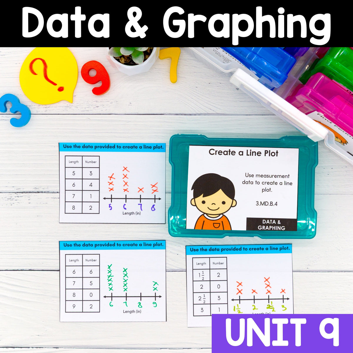 Data & Graphing - 3rd Grade Math Task Cards - CCSS Aligned – My Nerdy ...