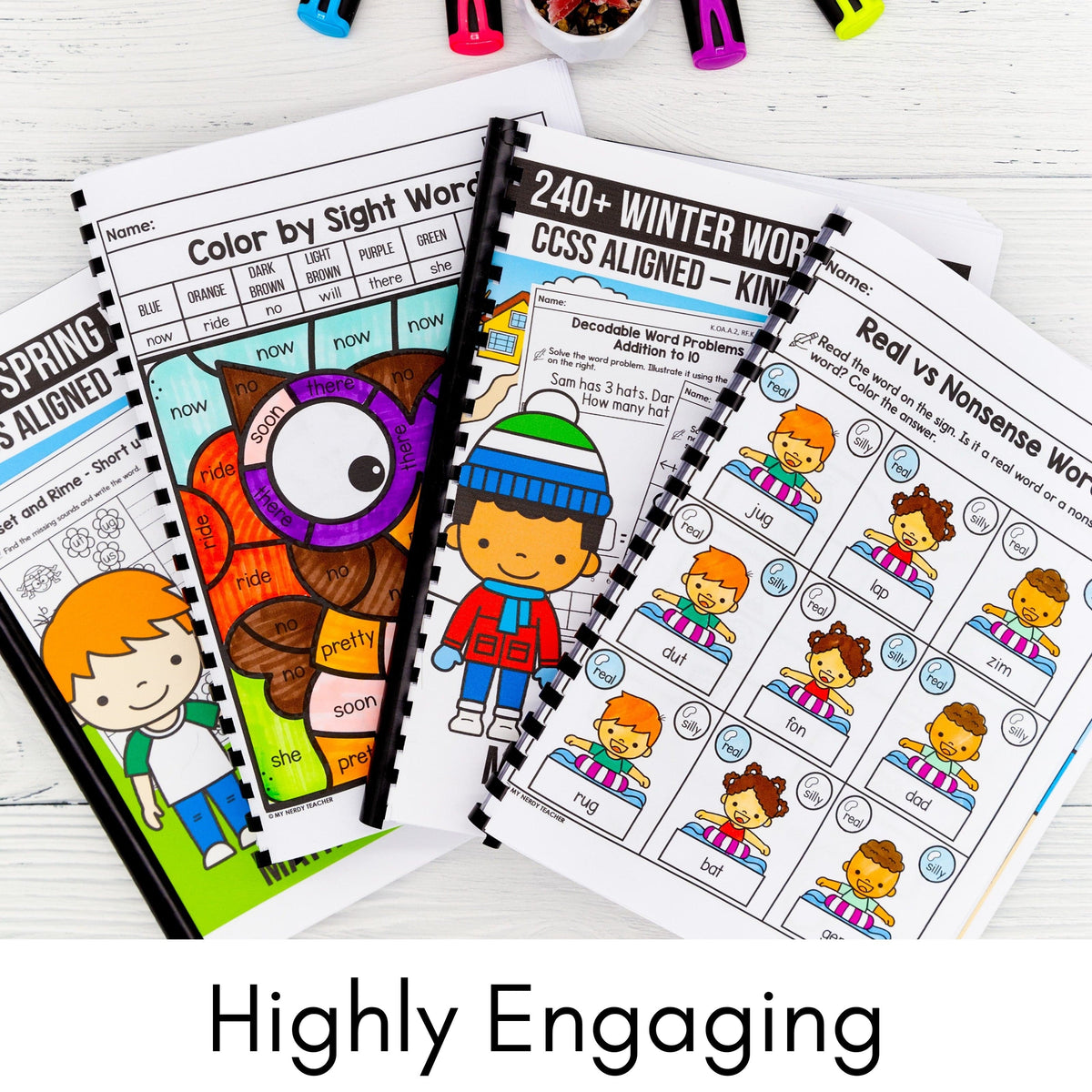 Kindergarten Yearlong Math & Literacy BUNDLE – My Nerdy Teacher