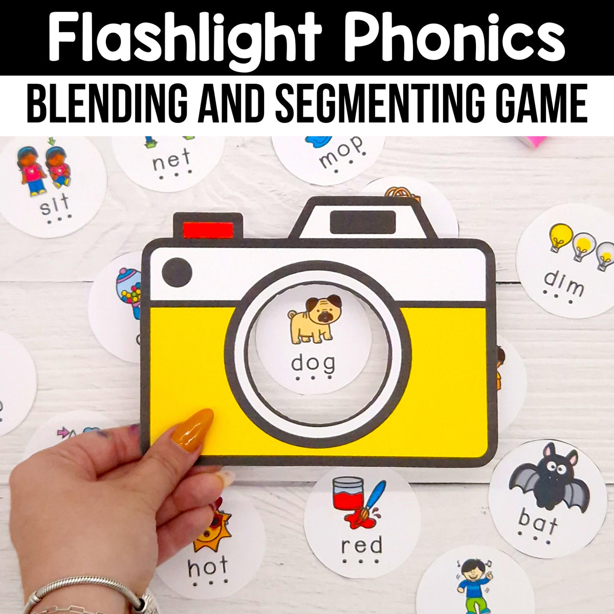Flashlight Phonics - Blending and Segmenting Game – My Nerdy Teacher
