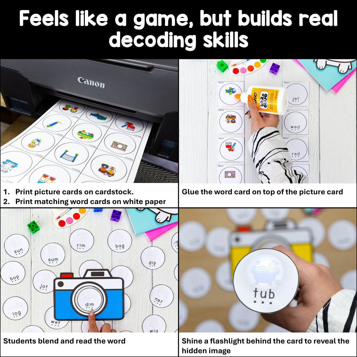 Flashlight Phonics - Blending and Segmenting Game – My Nerdy Teacher