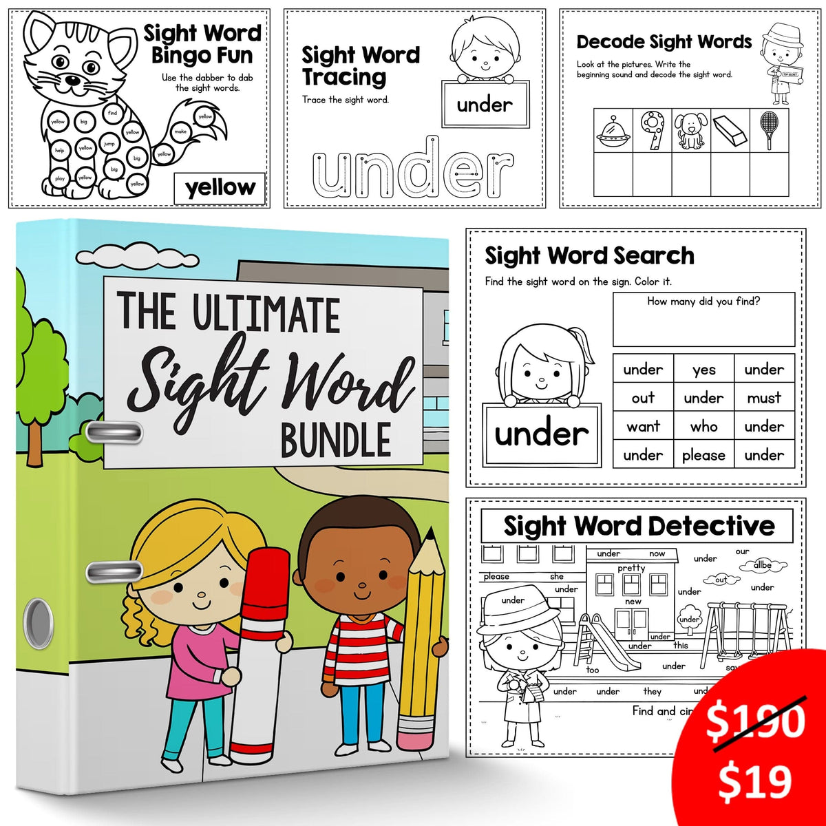 The Ultimate Sight Word Bundle – My Nerdy Teacher