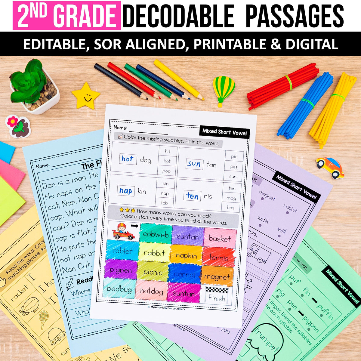 Decodable Passages with Multisyllabic Words (Editable) - Science of Re ...
