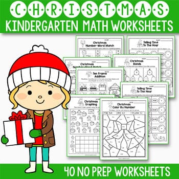 Christmas Activities Kindergarten - Christmas Math Worksheets – My ...