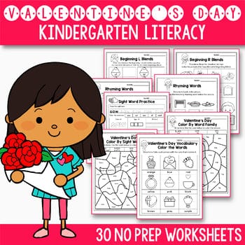 Valentine's Day Activities For Kindergarten Literacy No Prep – My Nerdy ...