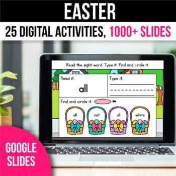 Easter Spring Activities for Google Slides - Kindergarten – My Nerdy ...