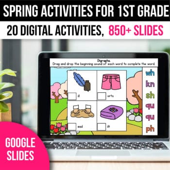 Spring Activities 1st Grade for Google Slides – My Nerdy Teacher