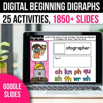 Vowel Digraphs Activities for Google Slides – My Nerdy Teacher
