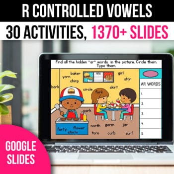 R Controlled Vowel Activities for Google Slides – My Nerdy Teacher