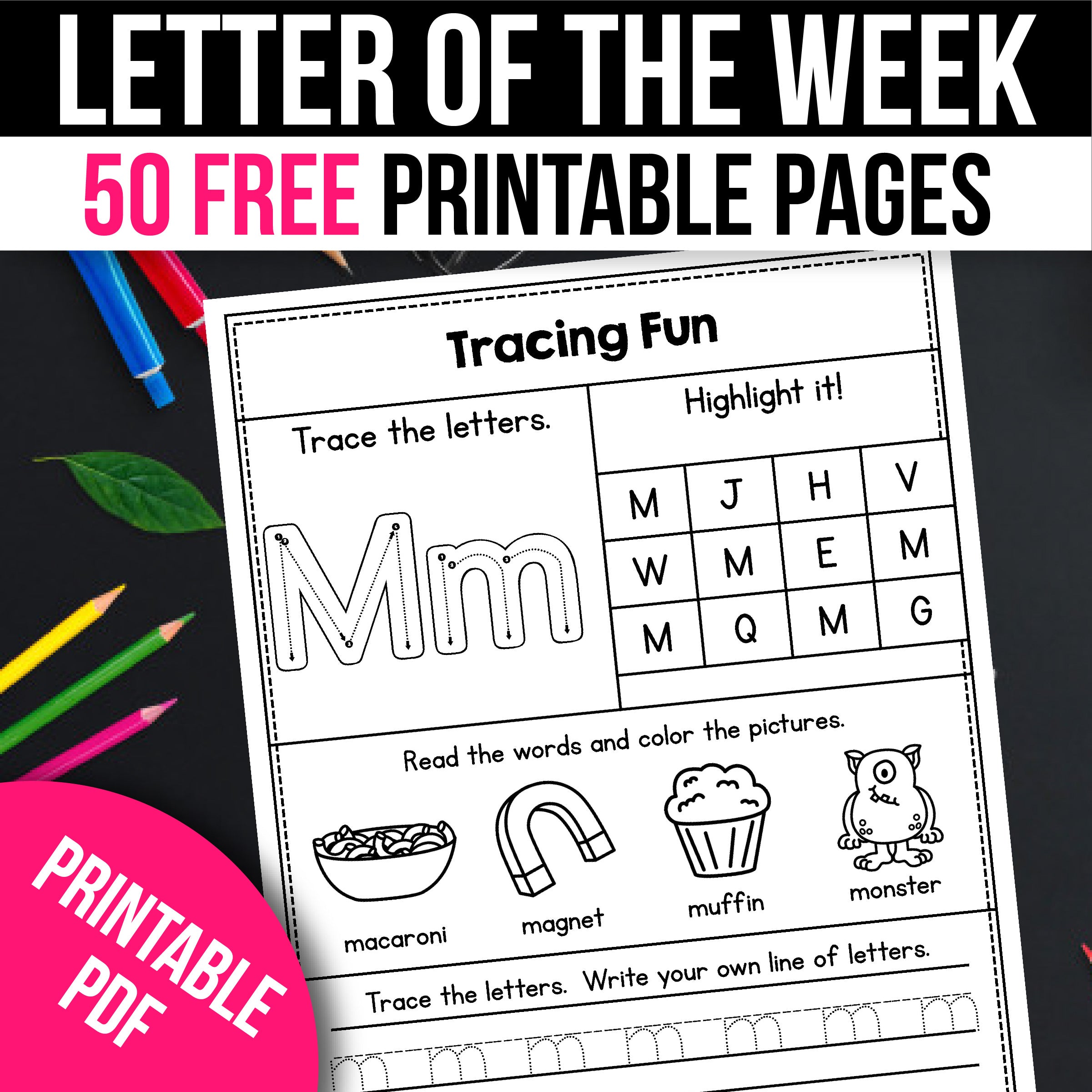 Free Alphabet Letter Of The Week A Teaching First Grade Free Letter Of