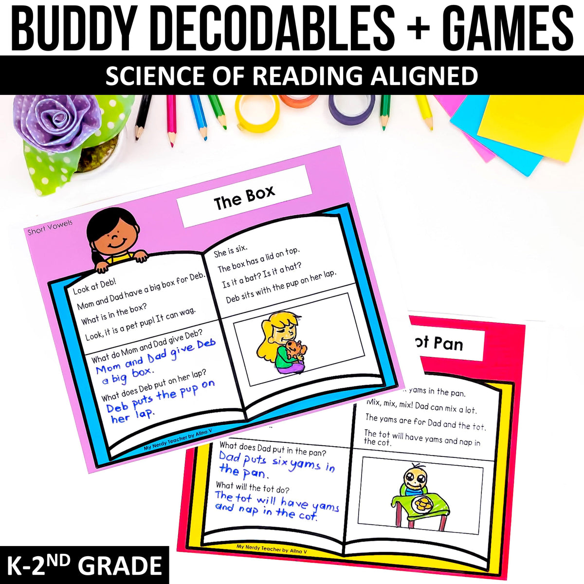 Buddy Decodables + Games MEGA BUNDLE - SOR Aligned - K-2nd Grade – My ...