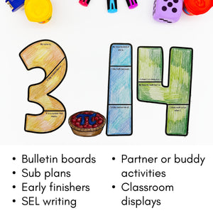 Pi Day Writing Craft Writing Prompts and Bulletin Board – My Nerdy Teacher