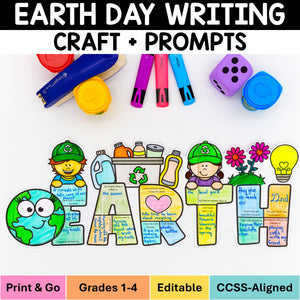 Earth Day Writing Craft Writing Prompts and Bulletin Board – My Nerdy ...