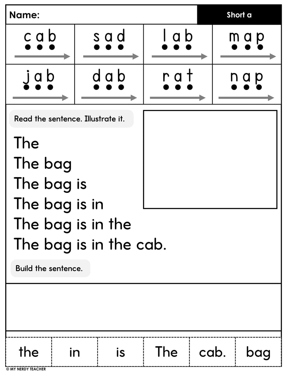 Sentence Reading Fluency – My Nerdy Teacher