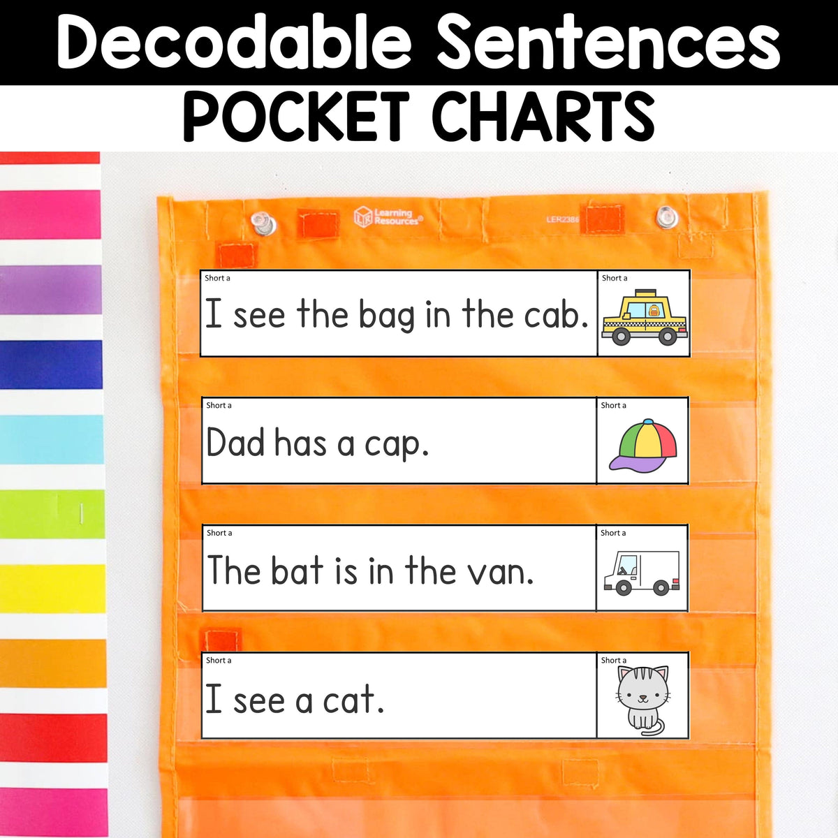 FREE Decodable Sentences Pocket Chart Bundle – My Nerdy Teacher