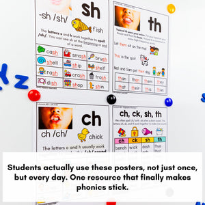 Phonics Spelling Rules Posters and Anchor Charts - SOR Aligned – My ...