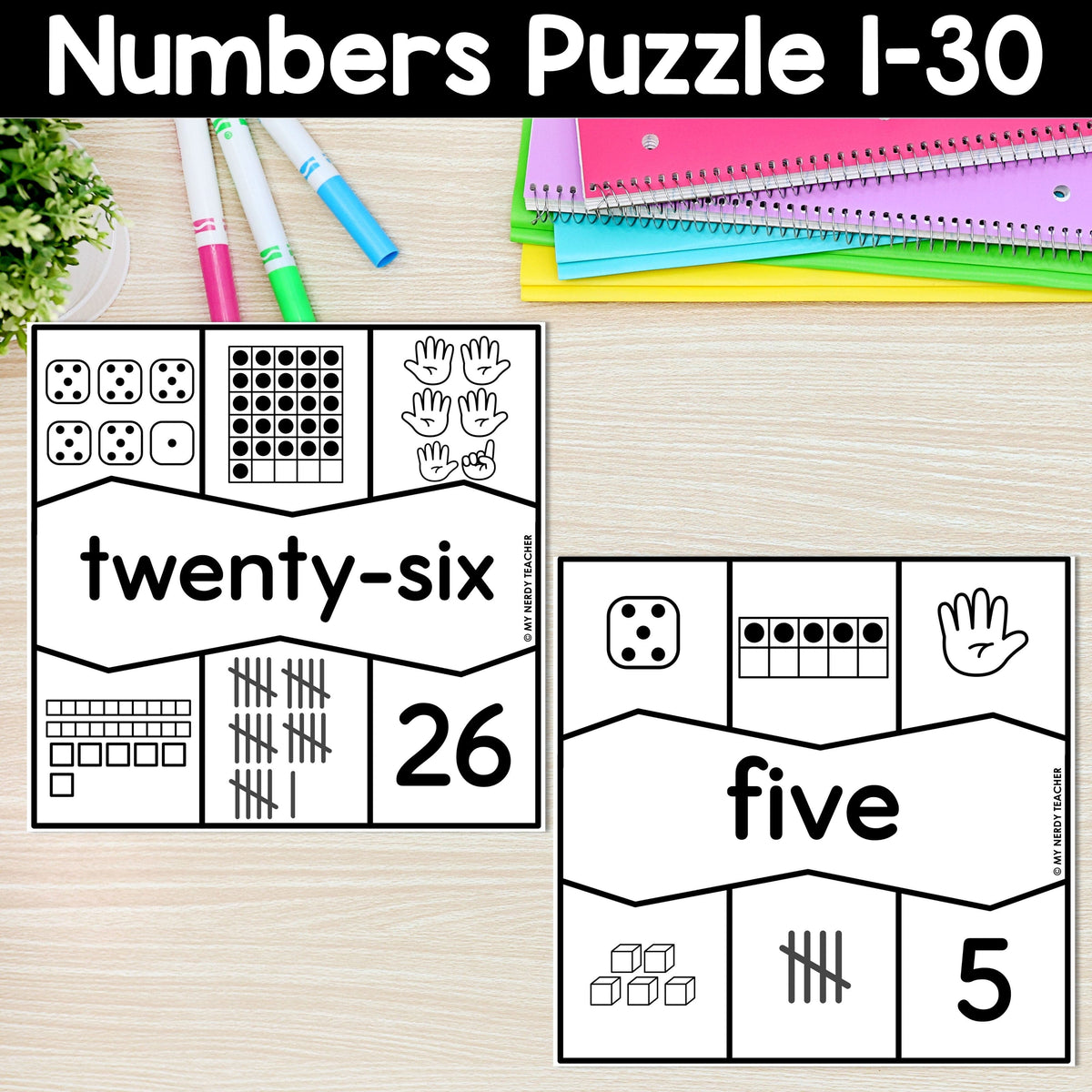 Numbers Puzzle 1-30 – My Nerdy Teacher