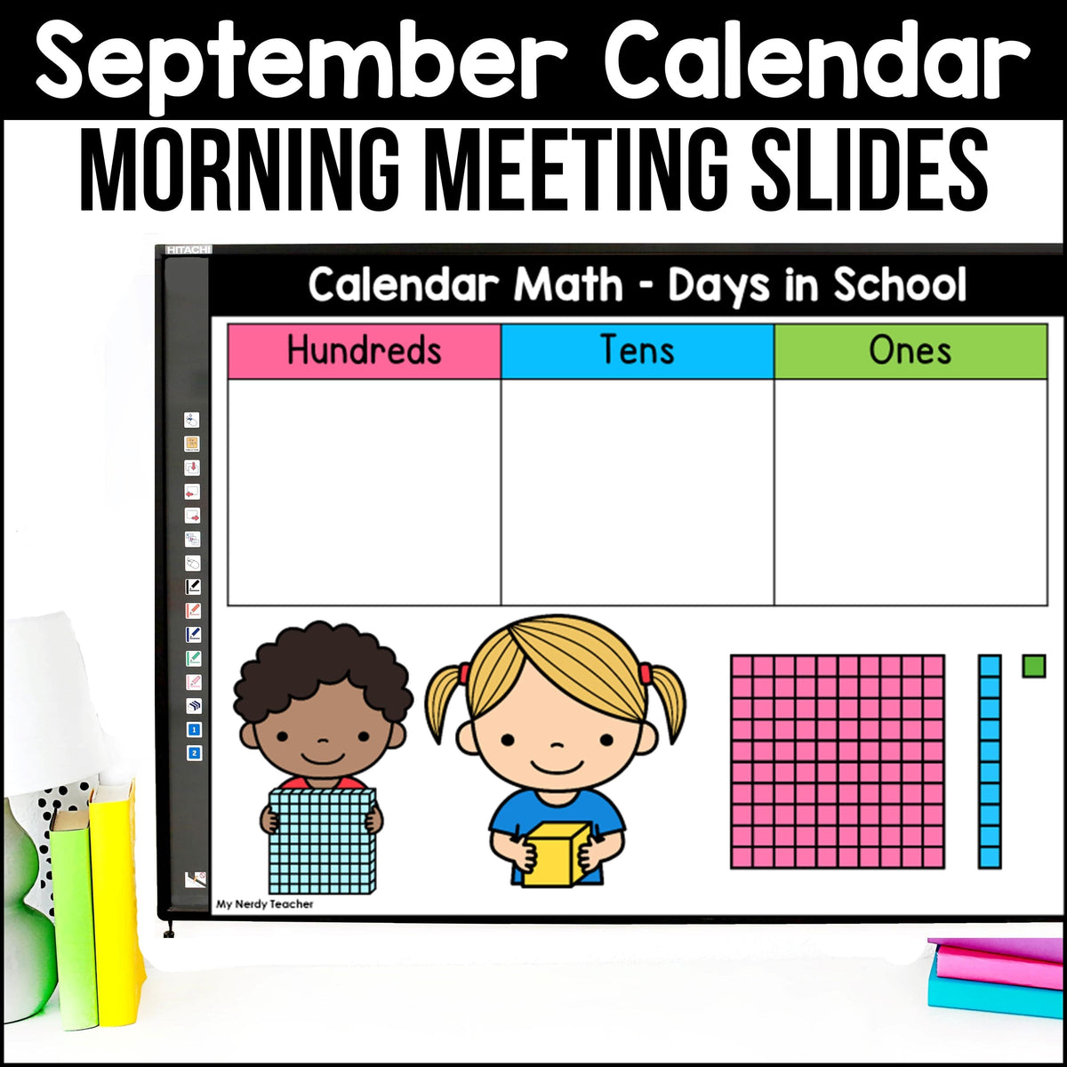 Digital Calendar - Morning Meeting Slides - YEAR LONG GROWING BUNDLE ...