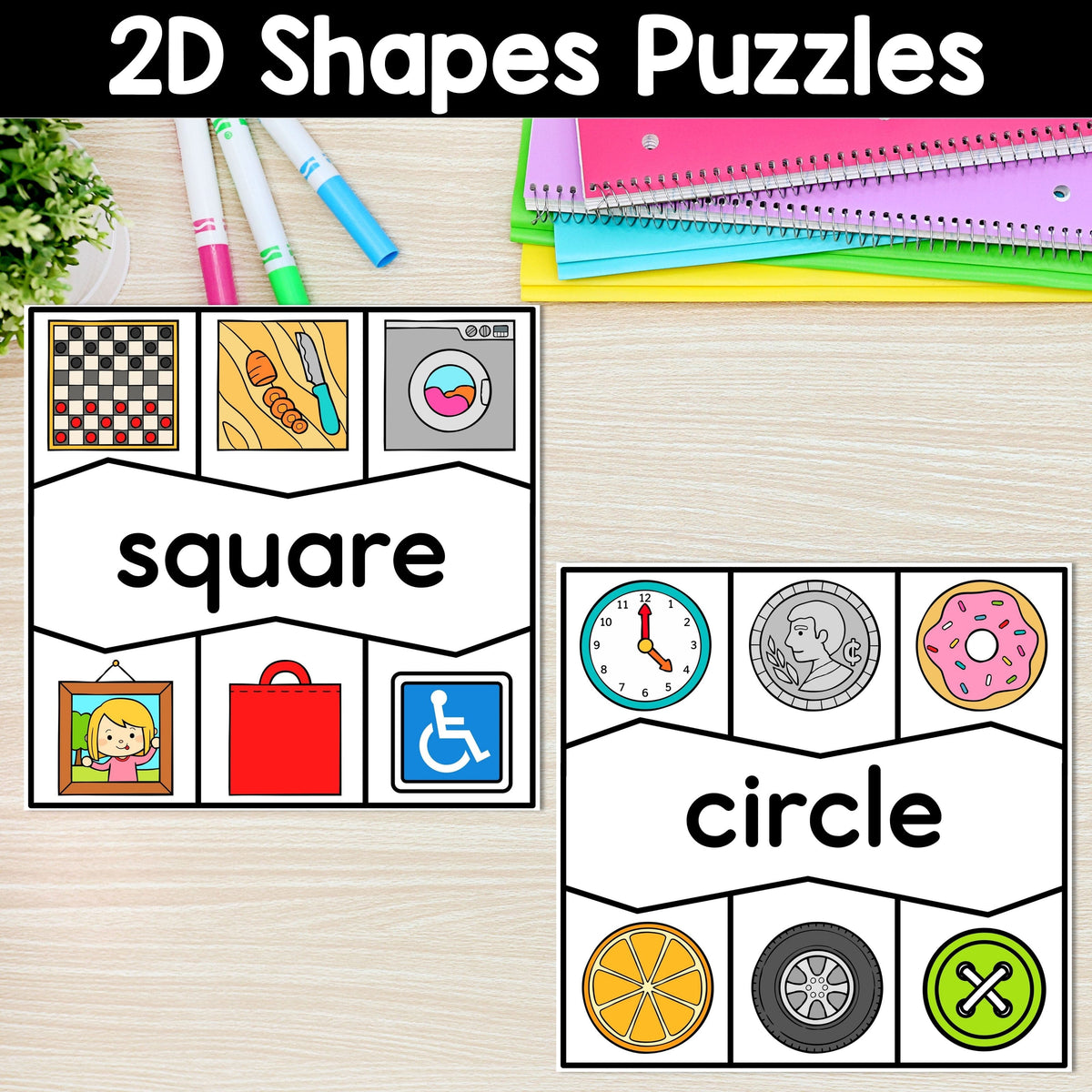 2D Shapes in Real Life Puzzles – My Nerdy Teacher