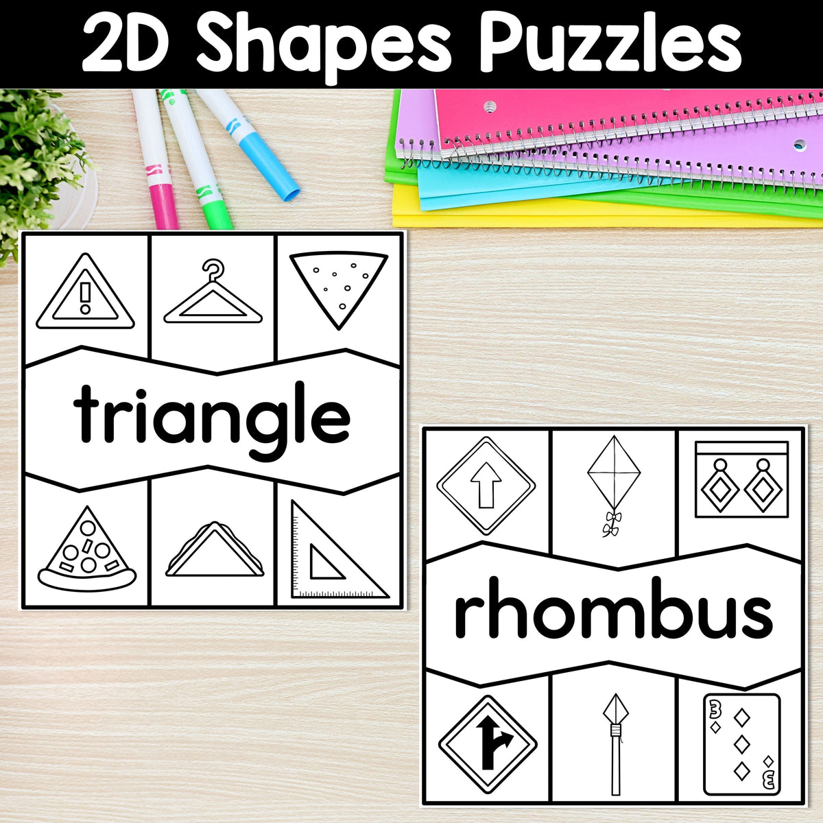 2D Shapes in Real Life Puzzles – My Nerdy Teacher