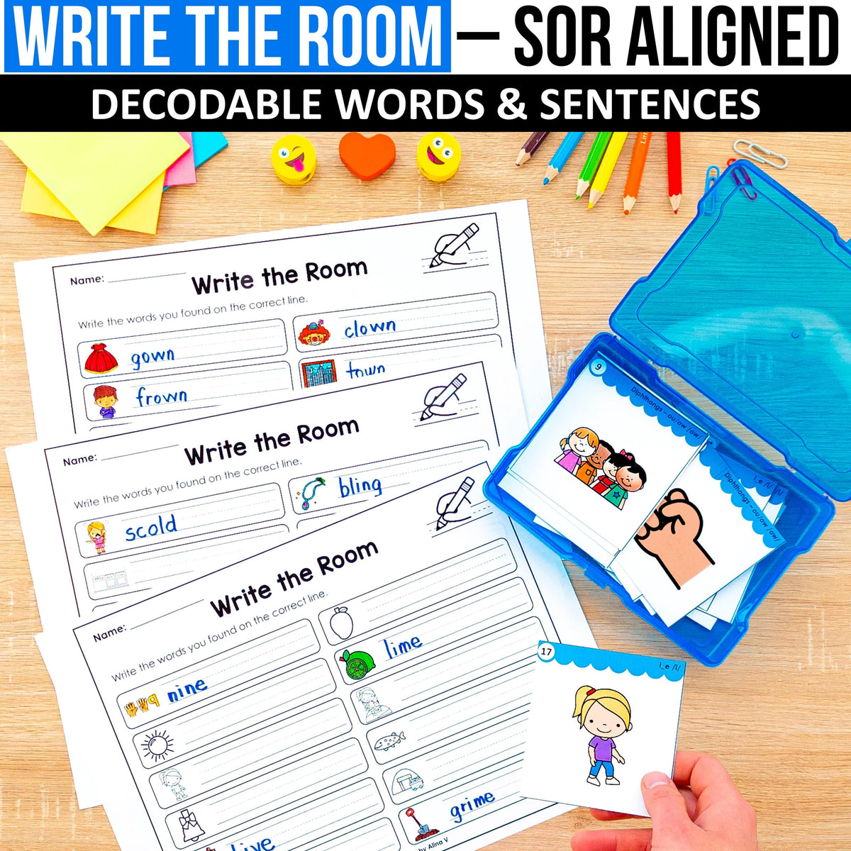 Write the Room Words and Sentences MEGA BUNDLE - SOR Aligned - K - 2nd ...