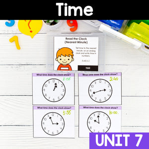 Time - 3rd Grade Math Task Cards - CCSS Aligned – My Nerdy Teacher
