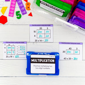 Multiplication - 4th Grade Math Task Cards - CCSS Aligned – My Nerdy ...