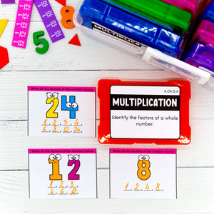 Multiplication - 4th Grade Math Task Cards - CCSS Aligned – My Nerdy ...