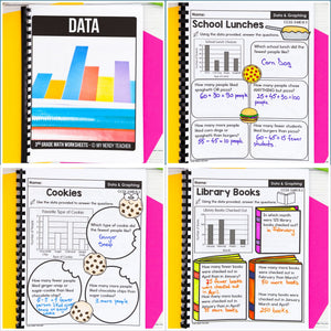 Data & Graphing - 3rd Grade Math Worksheets – My Nerdy Teacher